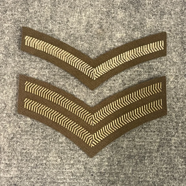 BRITISH ARMY SURPLUS No.2 FAD Rank Stripe Chevrons Household Cavalry ...