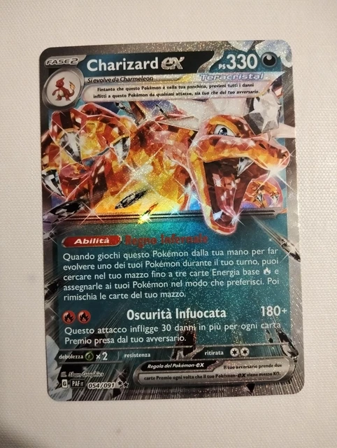 CARTE POKEMON CHARIZARD ex 054/091 Destino di Paldea ITA-NM EUR 9,00 ...
