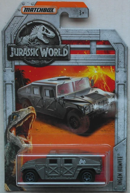 MATCHBOX HUMMER H1 Humvee dunkelgrau InGen Jurassic World Neu/OVP MBX ...