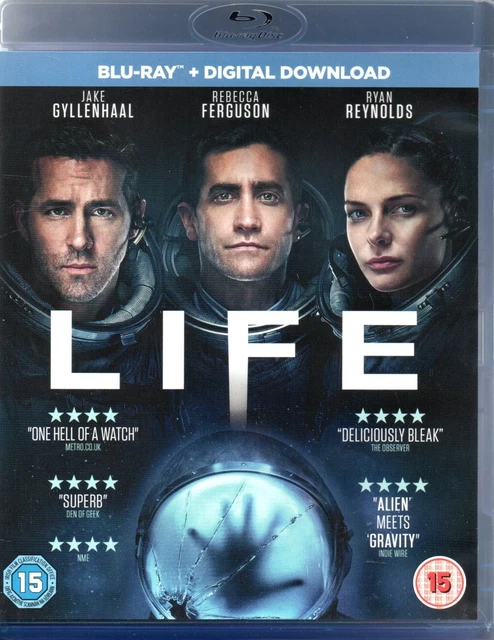LIFE - JAKE Gyllenhaal, Ryan Reynolds, Rebecca Ferguson - Blu-Ray £3.99 ...