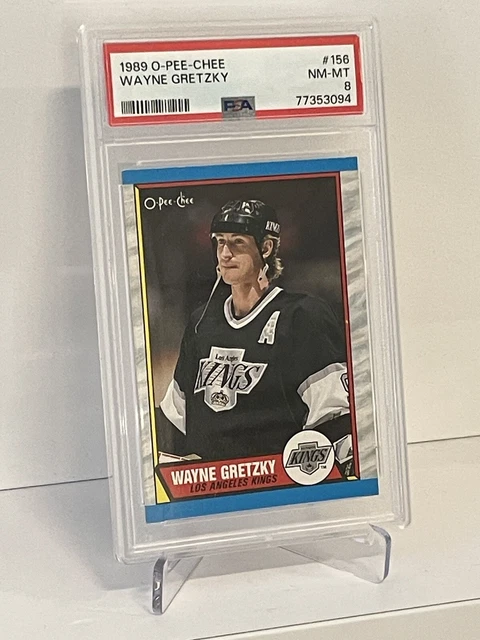 1989 O-PEE-CHEE OPC #156 Wayne Gretzky neuf dans son emballage extérieur PSA 8 EUR 4,60 ...