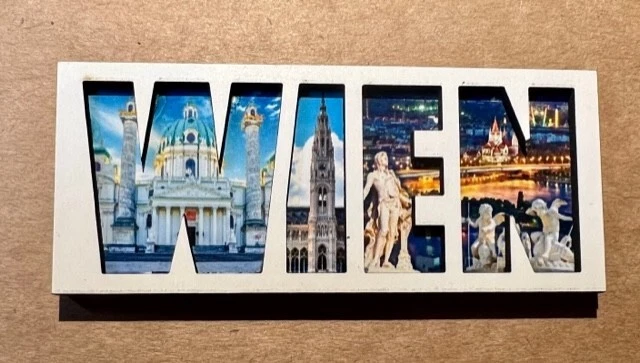 WIEN MAGNET , Wien-Österreich Kühlschrankmagnet , Vienna Souvenir £5.04 ...
