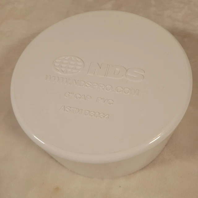 PVC DRAIN CAP Sewer Drainage Pipes Piping Underground Fitting Connector ...