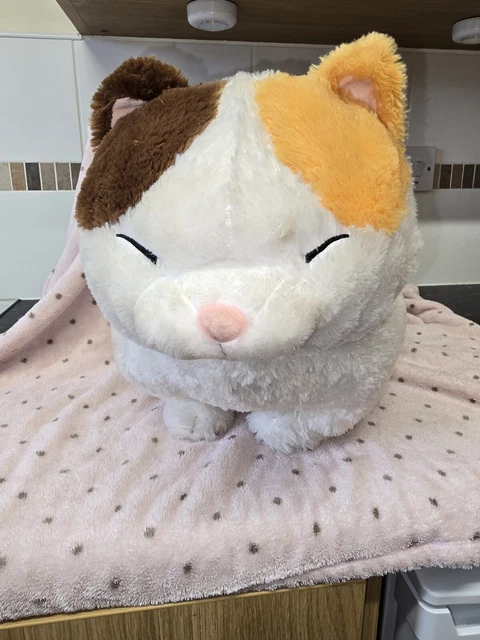 LARGE AMUFUN NYAN & KanaruNya Calico Cat Plush Imported from JAPAN £11. ...