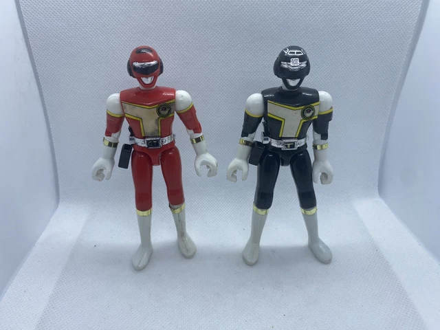 BANDAI SUPER SENTAI Turboranger Turbo Ranger Black And Red Ranger £50. ...