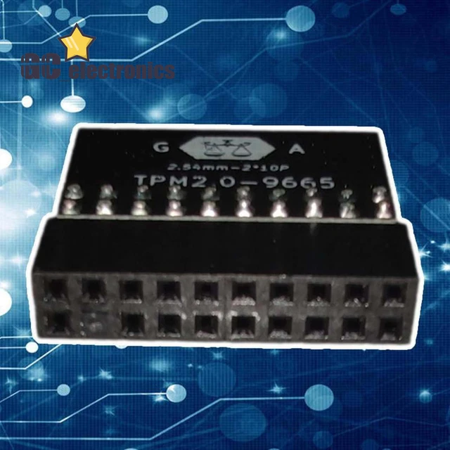 20 PIN ASUS TPM-L R2.0/Gigabyte GC-TPM2.0 Compatible Trust Platform ...