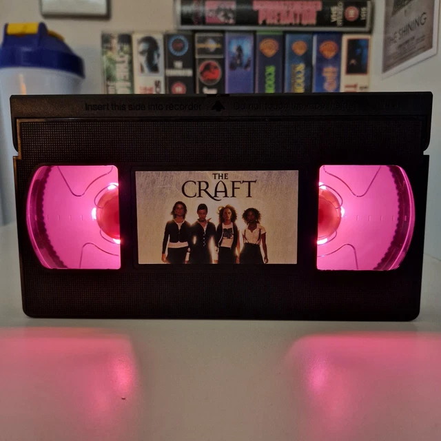 THE CRAFT LED VHS Video Tape Lamp Birthday Christmas Gift Horror Retro ...