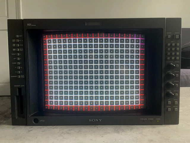 SONY HR TRINITRON BVM-14G5E 14" Retro Gaming CRT Colour TV Monitor £699 ...