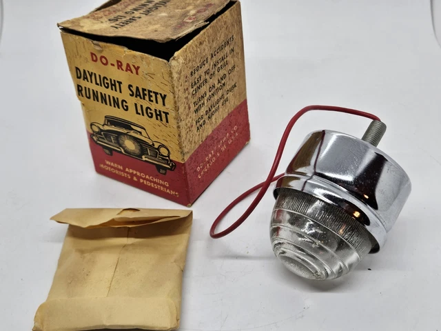 VINTAGE NOS UNUSED Do-Ray No. 470 Daylight Safety Running Light w ...