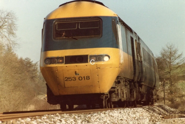 BRITISH RAILWAY B.R Photograph Class Hst - 253018 On Brewham Bank 11/02 ...