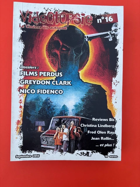 FANZINE VIDEOTOPSIE N°16 Cinema Bis Fred Olen Ray Greydon Clark Jean ...