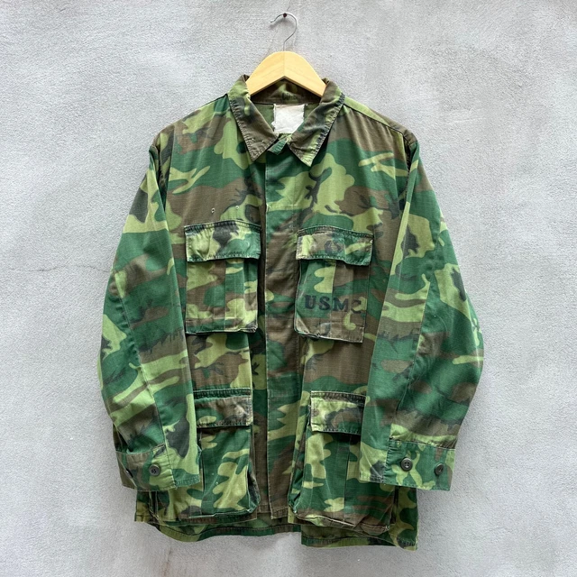 70’S MILITARY USMC ERDL Camo Field Jacket £61.13 - PicClick UK