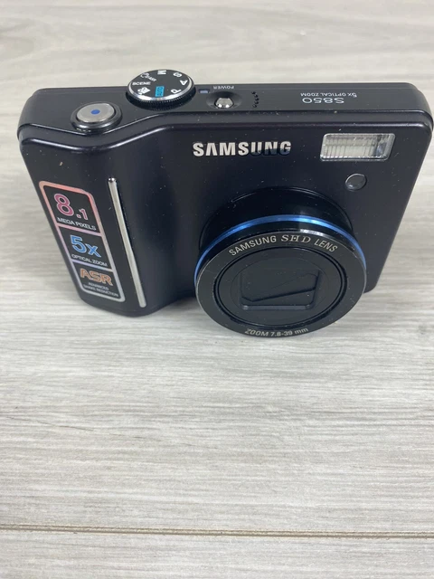 SAMSUNG S850 FOTOCAMERA digitale compatta 8,1 megapixel zoom digitale ...