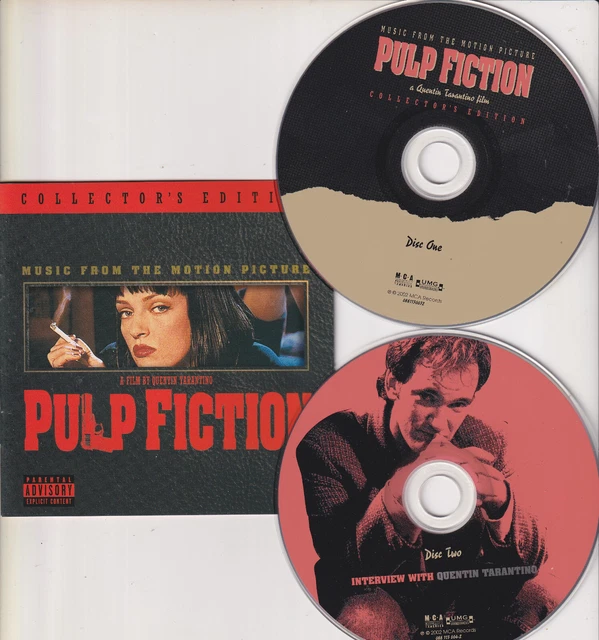 PULP FICTION 2-DISC Collector's Edition (CD 2002) OST with Tarantino ...