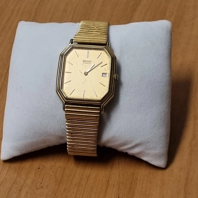 VINTAGE 1981 MENS Seiko Quartz Gold Tone Wrist Watch 6439-5020 RD Japan 174544 $42.00 - PicClick AU