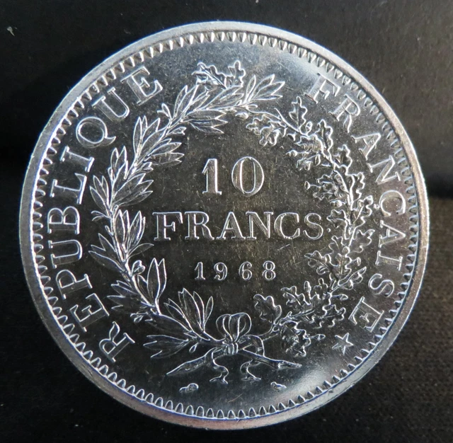 PIÈCE DE 10 Francs - ANNÉE 1968 en ARGENT - HERCULE - EUR 21,00 ...