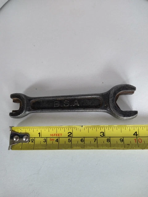 VINTAGE BSA ENGLISH Classic Motorcycle 4-Way Spanner £7.50 - PicClick UK