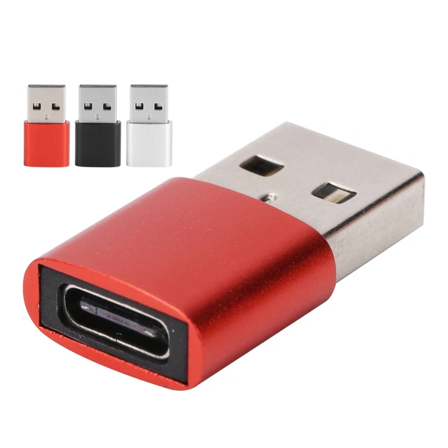TYPEC ADAPTER CONVERTER Female to USB Male Fast Charging Computer ...