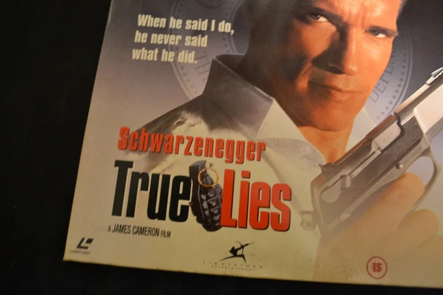 LASERDISC VIDEO MOVIE True Lies 1995 Arnold Schwarzenegger £10.00 ...