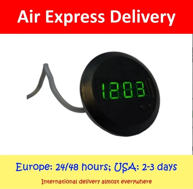 SUZUKI SAMURAI SANTANA SJ410 SJ413 Dashboard Digital Clock Watch Round ...