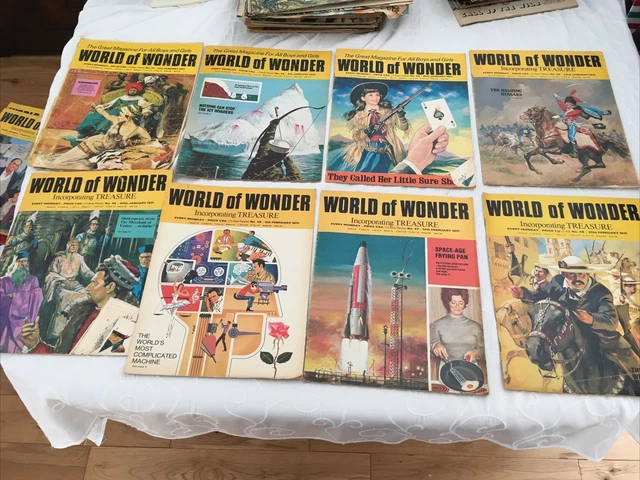 WORLD OF WONDER Issues Vintage Magazine 1971 Job Lot Bundle Some ...