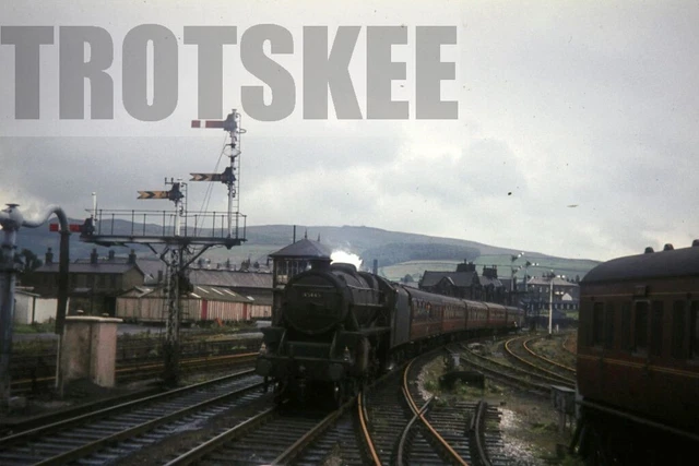 35MM SLIDE BR British Railways Steam Loco 45445 Class 5MT c1965 ...