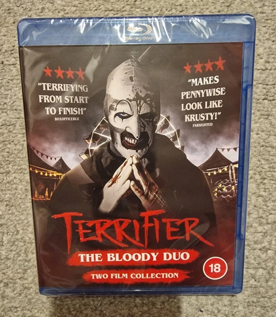 TERRIFIER THE BLOODY Duo Blu Ray Two Film Collection 1 & 2 New Sealed £ ...