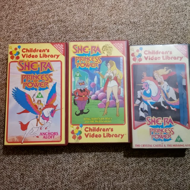 COLLECTION 3 X Vintage 1980s VHS Videos She-Ra Princess of Power & He ...