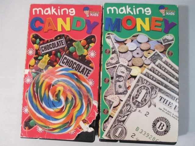 THINKING KIDS MAKING Candy , Money VHS Lot of 2 1995 £8.18 - PicClick UK