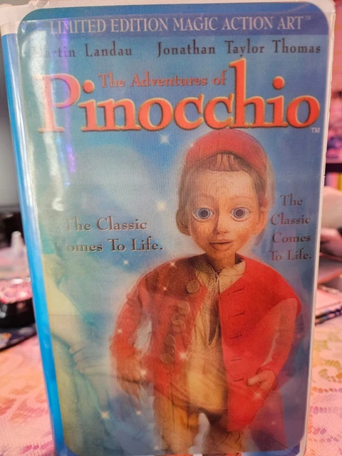 THE ADVENTURES OF Pinocchio (VHS, Clamshell) Magic Action Art Cover £1.59 - PicClick UK