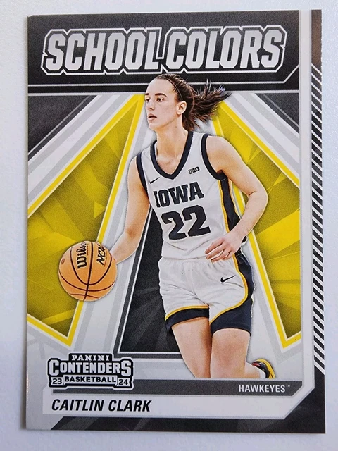 CAITLIN CLARK 2024 Panini Caitlin Clark Collection School Colors #SC2 ...