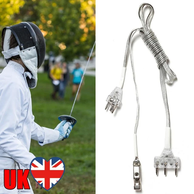 FENCING BODY CORD Fencing Cord Two-Pin/Three-Pin Plug Useful Fencing ...