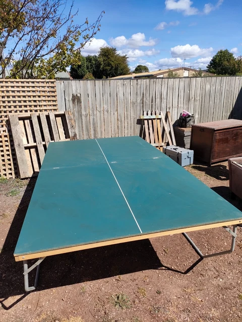 INDOOR STANDARD SIZE Table Tennis Ping Pong Table - Used $39.54 ...