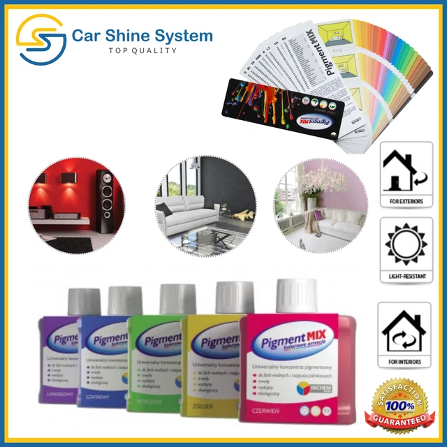 WALL PAINT COLORANT emulsion solvent gloss tile paint tint pigment dye ...