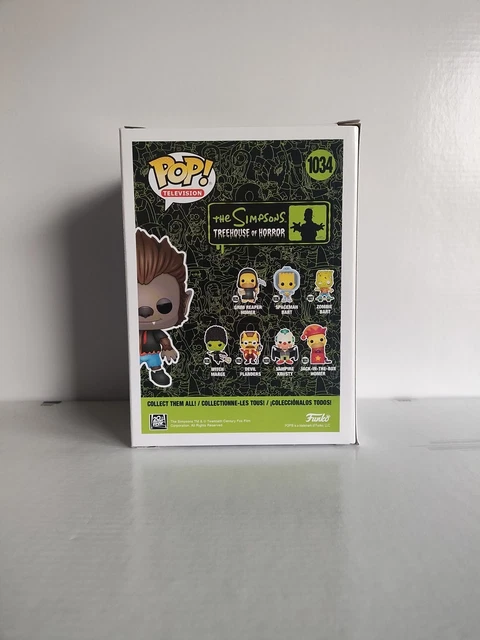 FUNKO POP! VINYL: The Simpsons - Werewolf Bart - NYCC 2020 GS ...