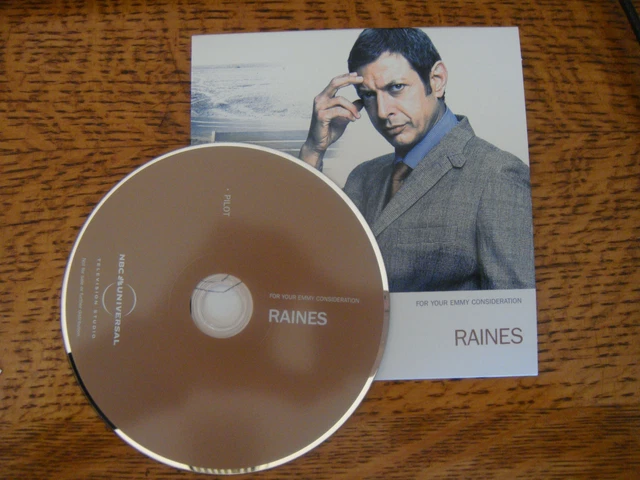 RAINES EMMY DVD Nbc Série Tv Jeff Goldblum Cop "Épisode Pilote ...