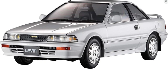 HASEGAWA, TOYOTA COROLLA Levin AE92 GT APEX 1987 blanc à assembler et à ...