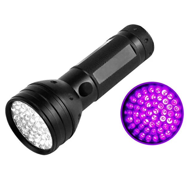UV ULTRA VIOLET LED Flashlight Blacklight 395nM Inspection Lamp Light ...