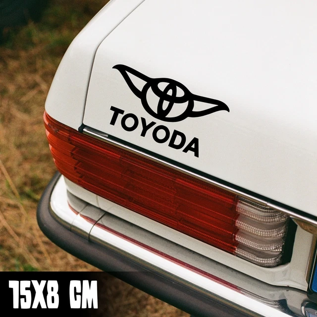 AUTO AUFKLEBER &TOYODA& 15X8Cm Toyota Star Wars Sticker Fun Jdm Yo#0048 ...