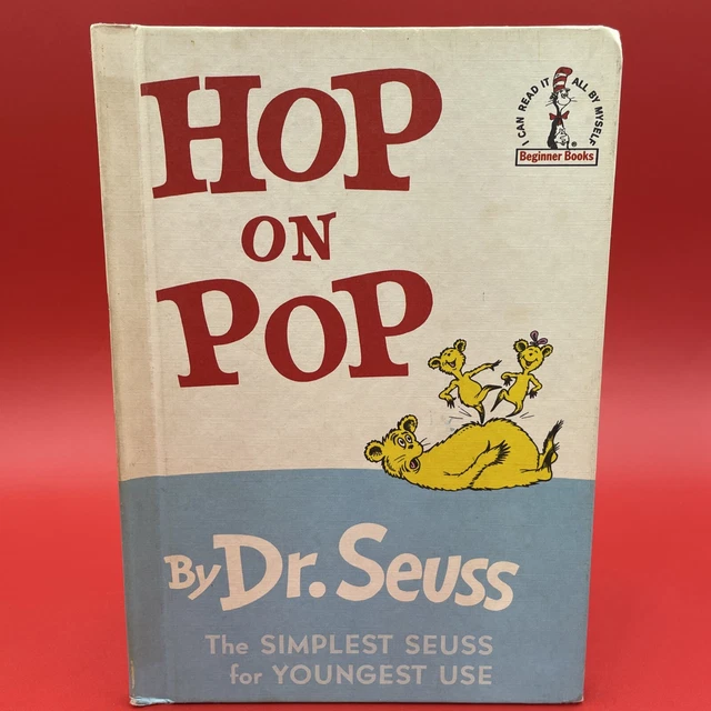 VINTAGE DR. SEUSS Hop On Pop Book First Edition 1963 EUR 9,26 - PicClick IT