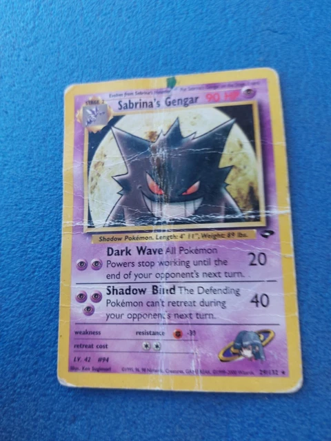 CARTE CARD POKÉMON pokemon Sabrina's Gengar Ectoplasma 29 132 EUR 14,99 ...