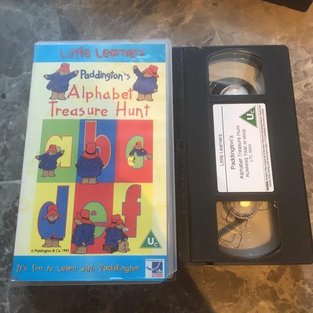 PADDINGTONS ALPHABET TREASURE HUNT - VHS Tape £4.00 - PicClick UK