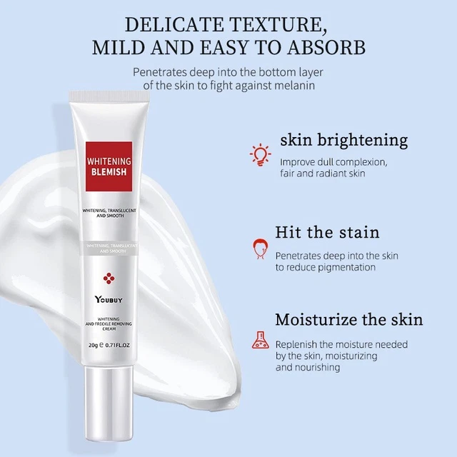 20G SPOT BRIGHTENING Skin Whitening Freckles Removal Cream For Face ...