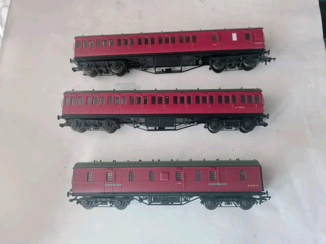 3 HORNBY BR Coaches - Passenger Brake - 3rd Class - 3rd Brake £90.00 ...