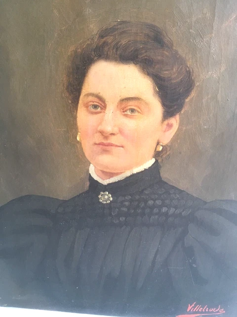TABLEAU ANCIEN - HUILE SUR TOILE - PORTRAIT DE FEMME - XIXeme SIECLE ... TABLEAU ANCIEN - HUILE SUR TOILE - PORTRAIT DE FEMME - XIXeme SIECLE ...
