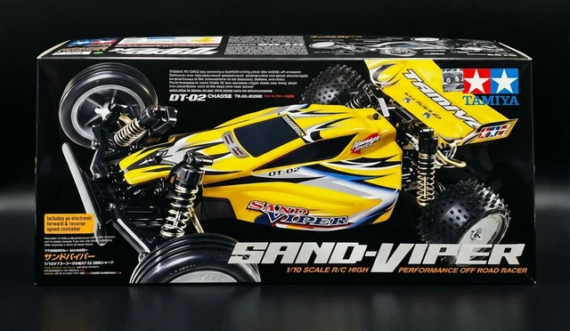 TAMIYA SAND VIPER DT-02 1/10 Scale Model Kit Tuned Buggy (402) £123.42 ...