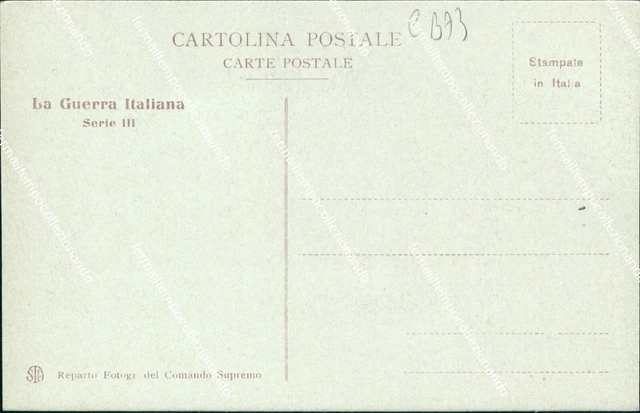 CB73 CARTOLINA MILITARE la guerra italiana serie III trasporto di un ...