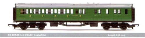 00 GAUGE HORNBY R4008G SR Green Brake Coach #3576 : Mint Boxed £29.99 ...