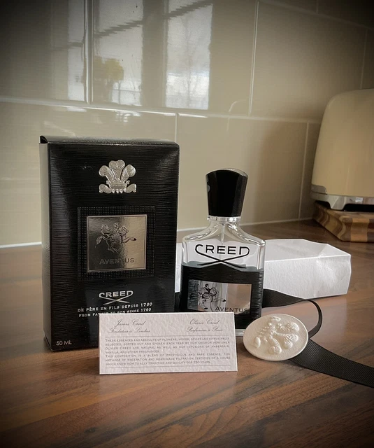 CREED AVENTUS EMPTY bottle 50ml With All Box Papers And Packaging £35. ...