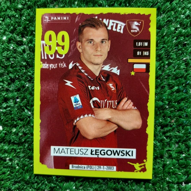 FIGURINA CALCIATORI PANINI 2023/24 SALERNITANA n°421 LEGOWSKI ALBUM ...